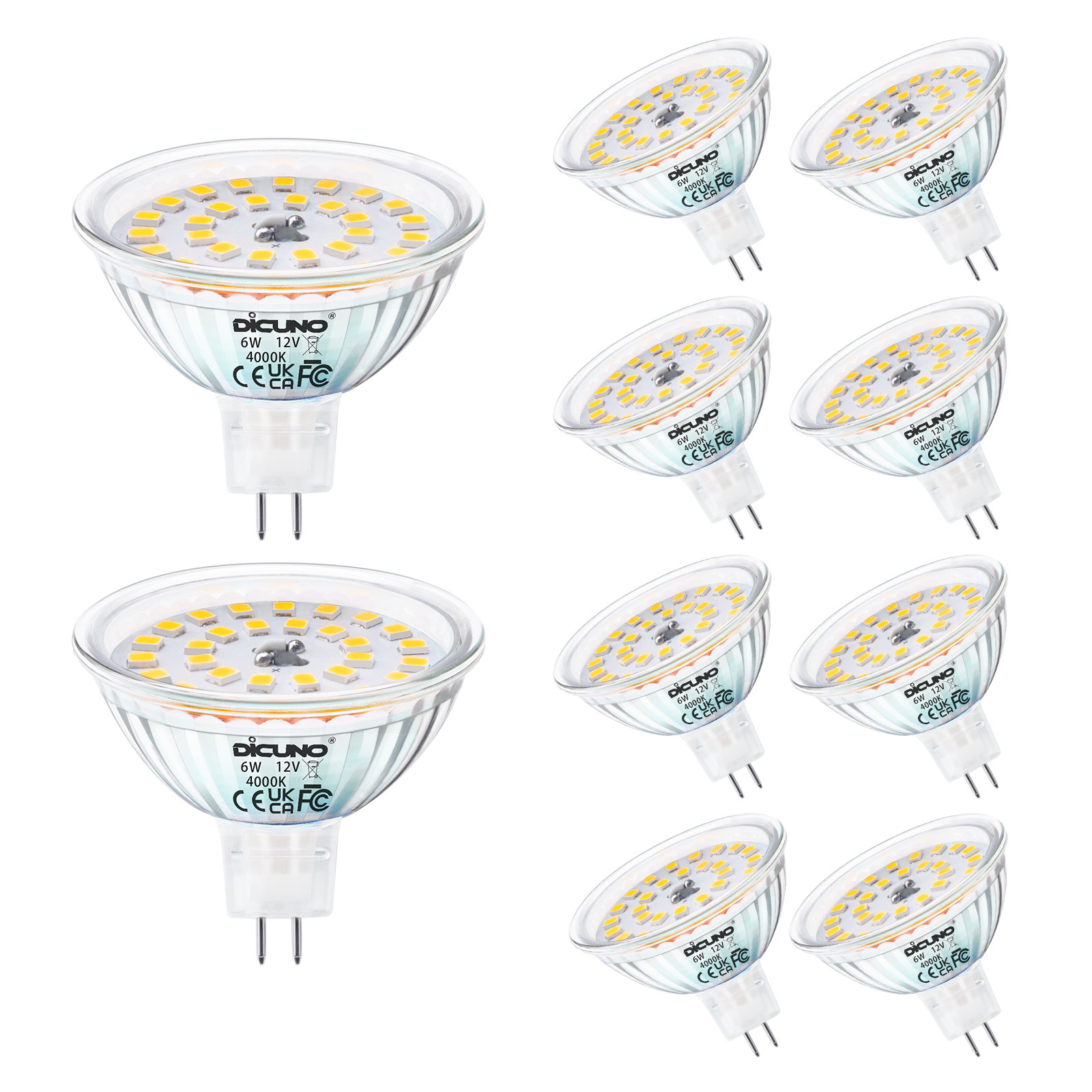 GU10/GU5.3 LED Bulbs - DiCUNO