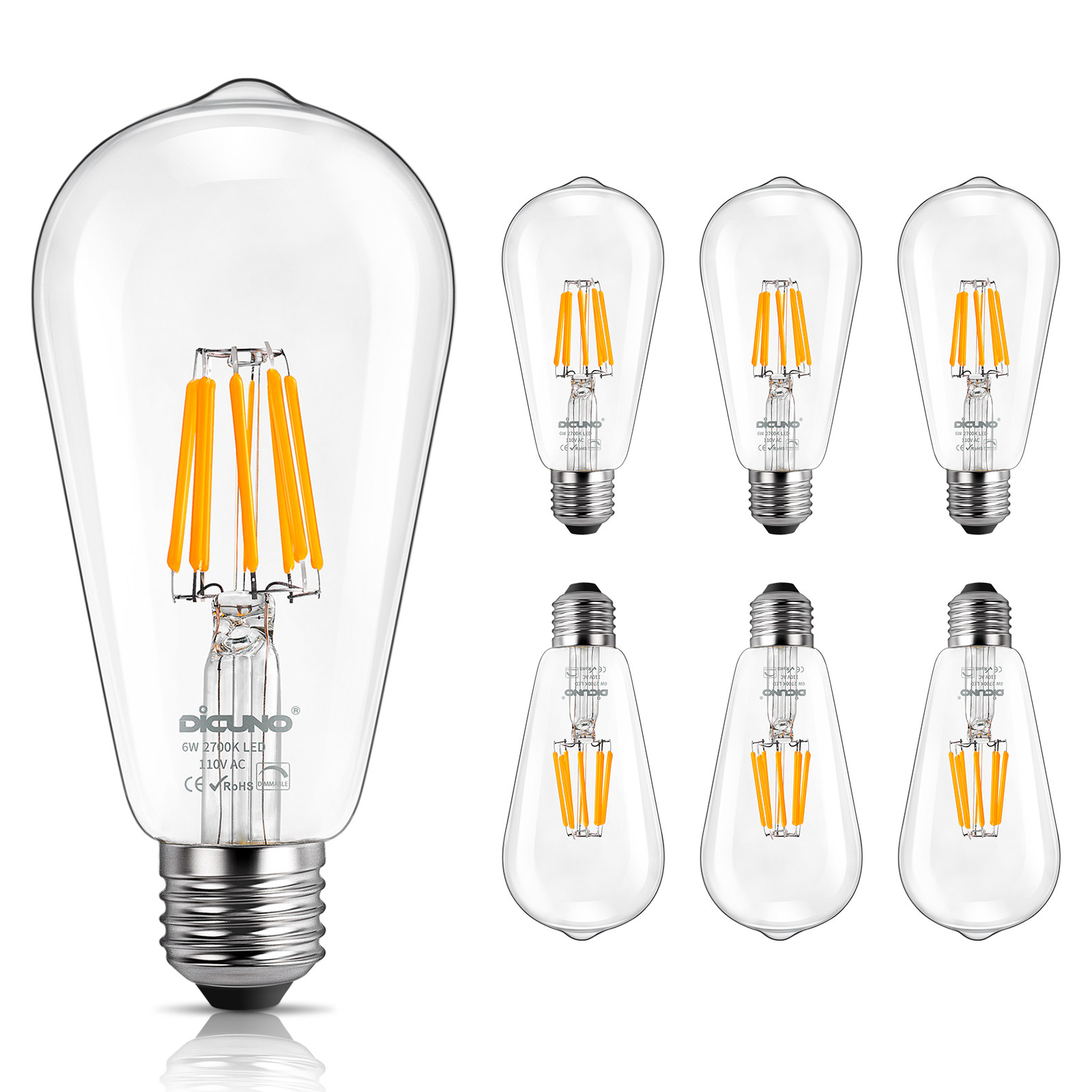 E12/E17/E26 LED Bulbs - DiCUNO
