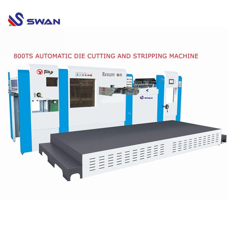 Cardboard FlatBed Automatic Die Cutting Machine 8500s/H Speed - www ...
