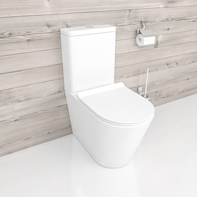 High End Luxury WC Toilet Set Ceramic Two Piece Rimless Toilets For ...