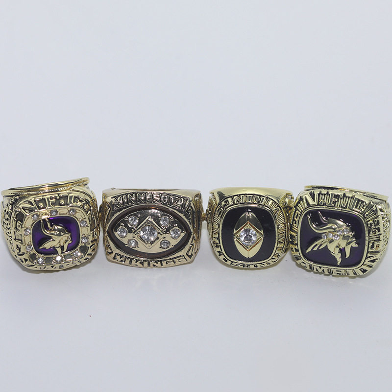 NFL 1969 1973 1974 1976 Minnesota Vikings Championship Ring 4 set ...