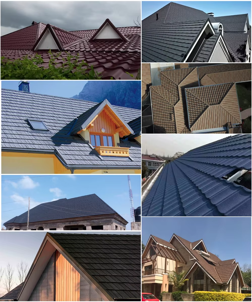 HOME DECORATIONS ROOF TILE MT006 Cheap Stone Coated Steel Roof Tile ...