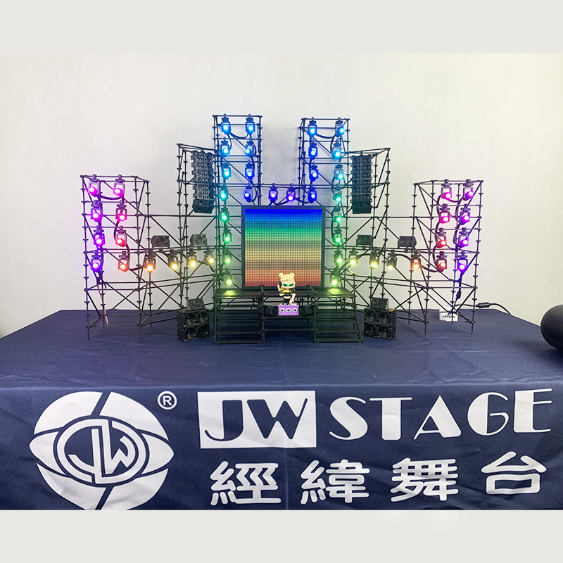 Stage model kits SET-G (DMX & Art-net version) - www.jw-stage.com