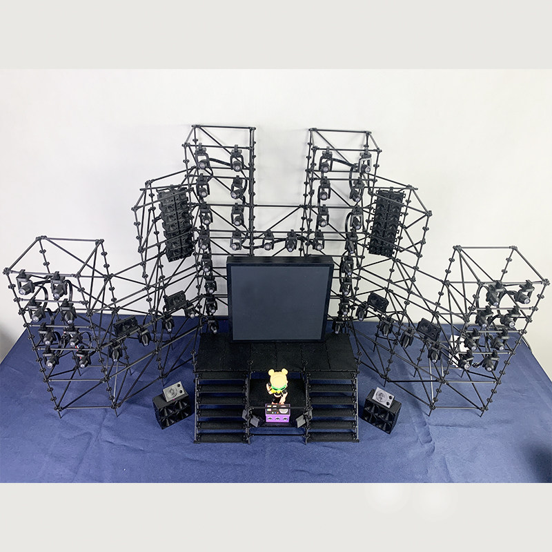 Stage model kits SET-G (DMX & Art-net version) - www.jw-stage.com