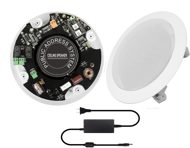 Woofer 6"*1+tweeter 1*1,2*30W 2CH Bluetooth Active Ceiling Speaker(1+1 ...