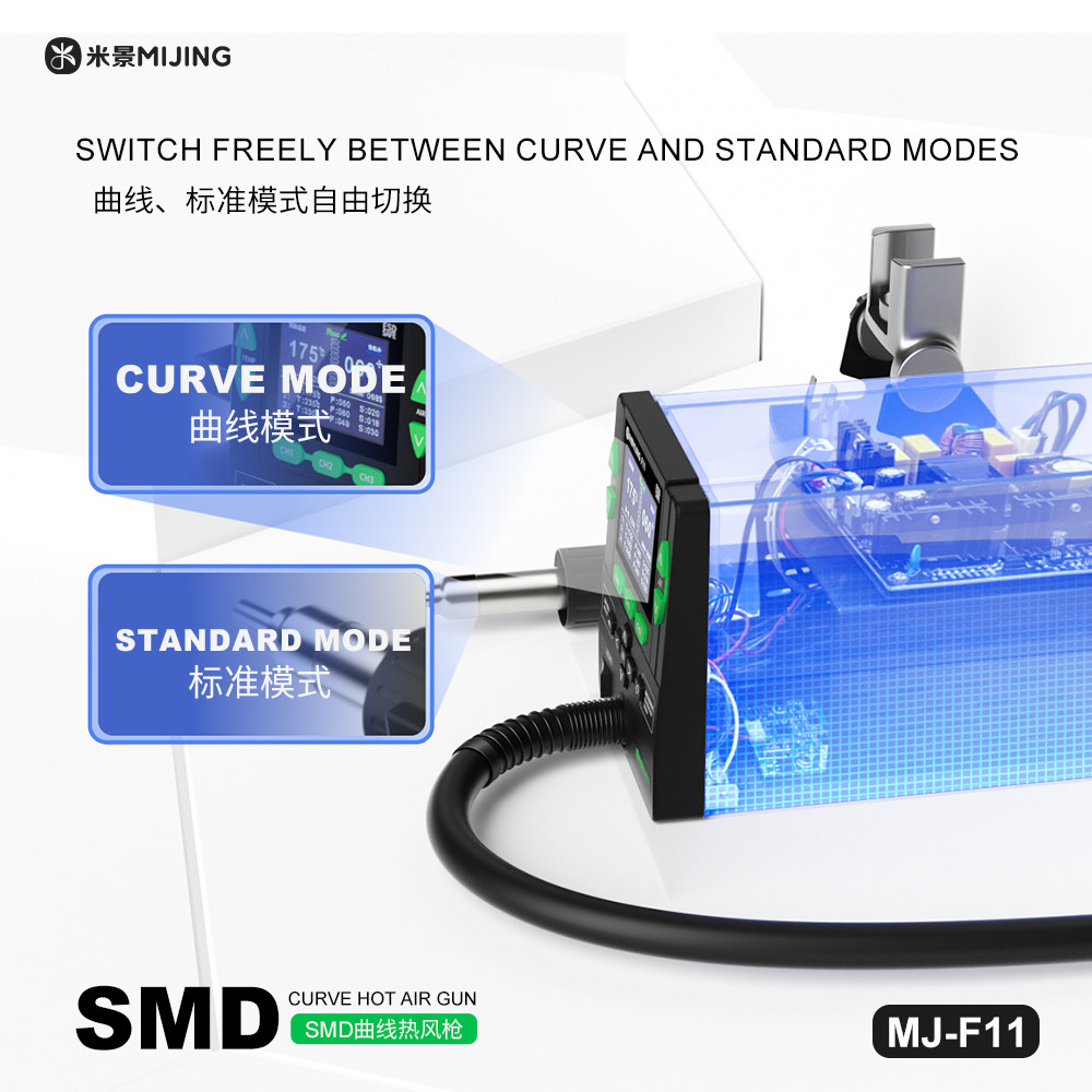 MIJING SMD CURVE HOT AIR GUN F11 - MIJING Technology
