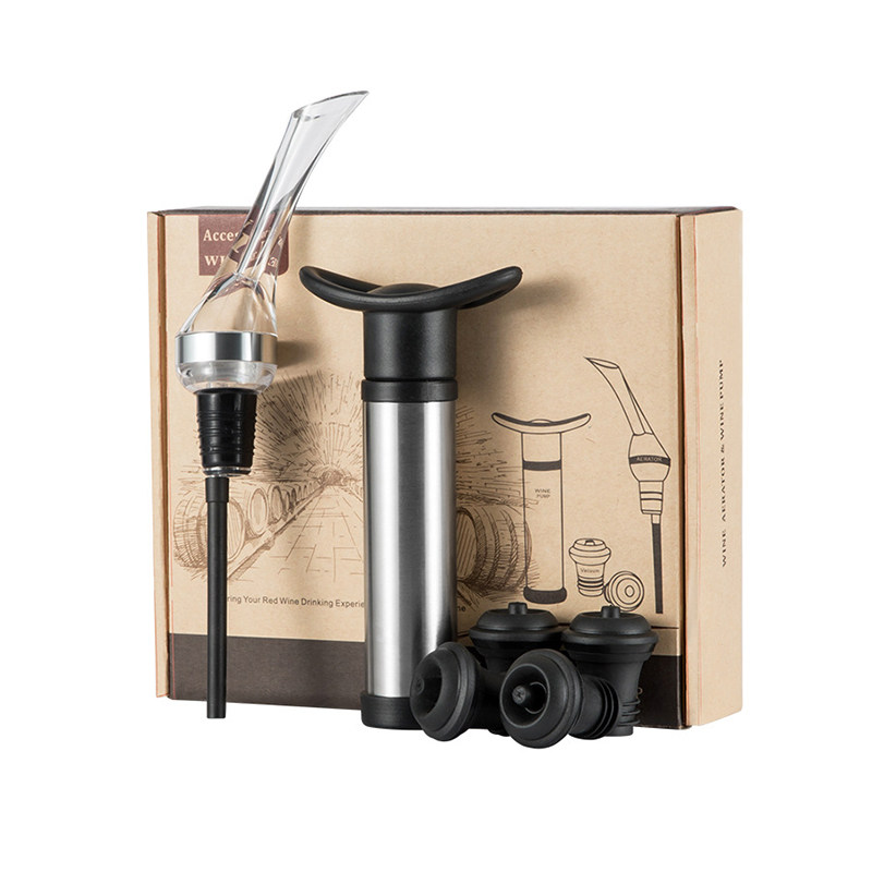Wine Vacuum Pump Set With High Quality Wine Aerator Pourer